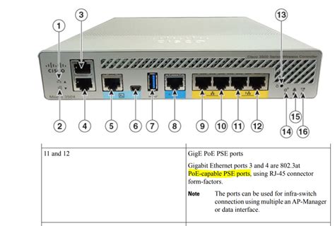 solved poe ports 3 4 wlc 3504 issue cisco community