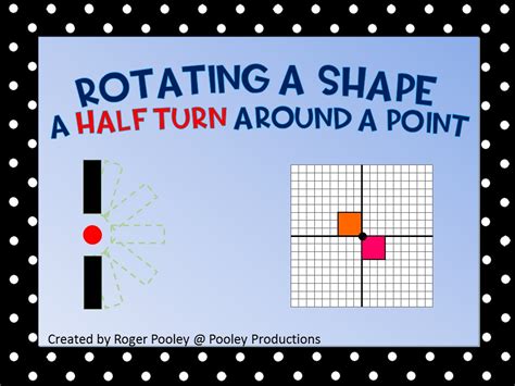 rotate a shape a half turn around a point teaching resources