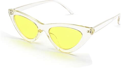 Livhò Retro Vintage Narrow Cat Eye Sunglasses For Women