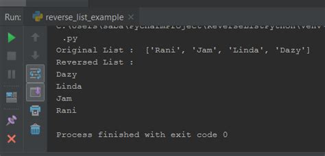 reverse a list python reverse a list with examples