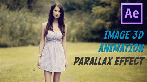 how to animate a photo with parallax effect tutorial youtube
