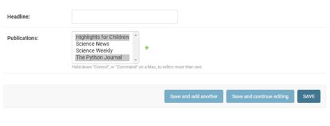 how to modify django manytomany relationship default input selection