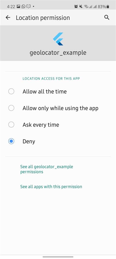 how to get location permission always in this package · issue 753