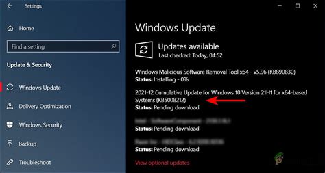 Fix Cant Install Cumulative Update Kb5008212 On Windows 10 Appuals
