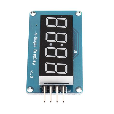 tm1637 4 bits digital led display module 7 segment 0 36 inch red anode