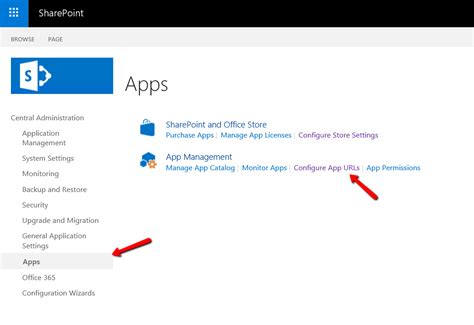configure app url for apps in your sharepoint 2019 farm shortpoint