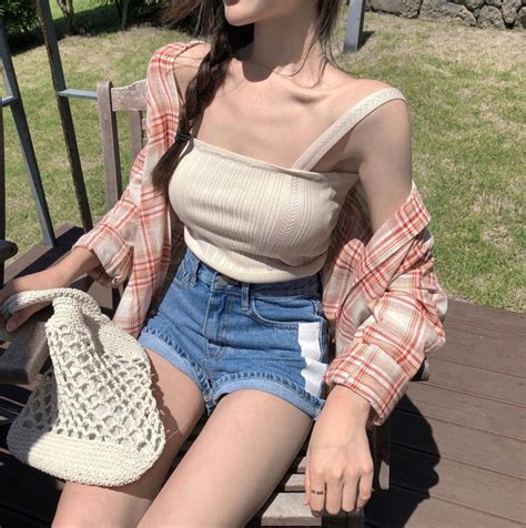 Korean Summer Outfit Koreanclothes Korean Summer Outfits Korean