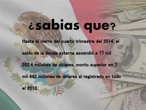 Análisis De La Deuda Externa De México Diapositiva