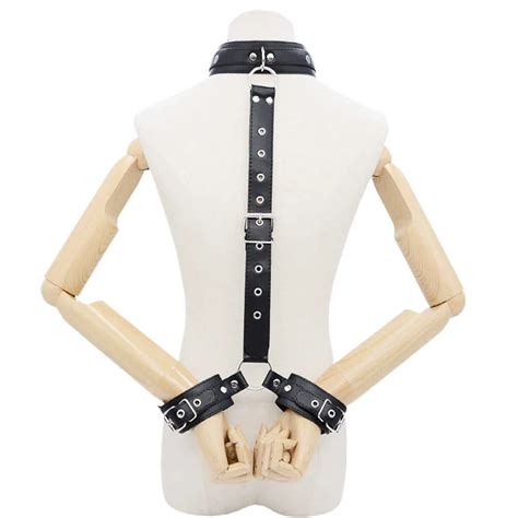 Sm Fun Binding Shackle Collar Handcuffs Female Slaves Teach Men Women