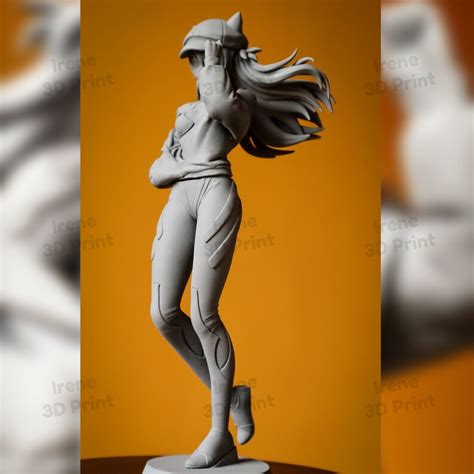 Asuka Langley Evangelion 3d Prints Stl File Etsy New Zealand