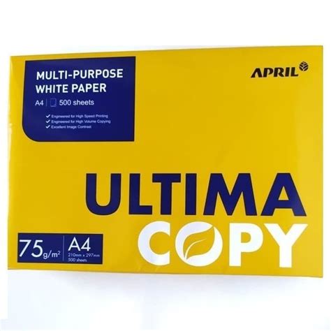 Jual Ultima Copy Paper A4 Kertas Hvs Tebal 75gsm Fotokopi Print 75 Gsm