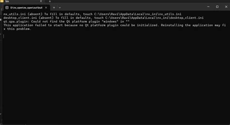 the build cannot find the qt platform plugin windows network optix