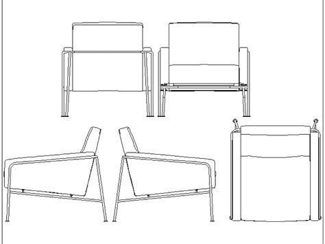 Cadeiras 2d Em Autocad Baixar Cad Grátis 82 52 Kb Bibliocad
