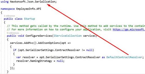 create api with asp core day four working with serializer