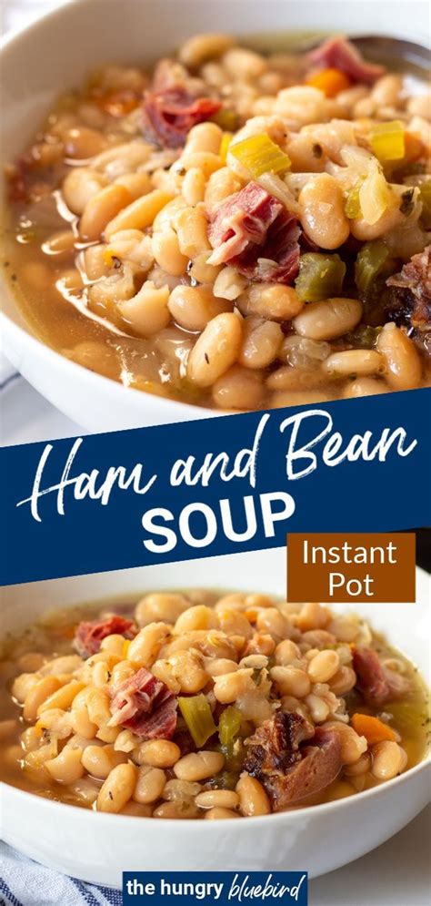 Instant Pot Ham And White Bean Soup {no Presoaking Dry Beans} Recipe
