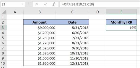 learn how to calculate the monthly irr in excel excelchat