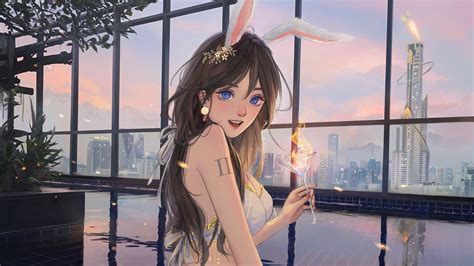 Cute Anime Girl Art 4k Hd Wallpaper Rare Gallery