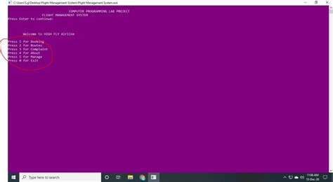 free download flight management system project in c c