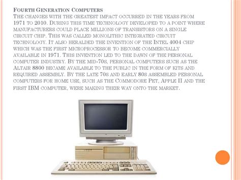 Evolution Of Computers презентация онлайн