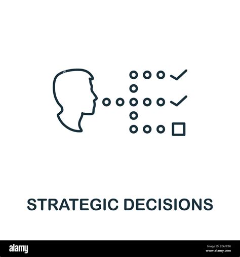 Strategic Decisions Icon Simple Element From Business Management