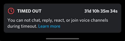 month long timeout when max is 7 days r discordapp