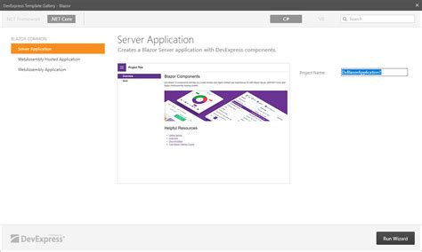 create a blazor reporting application reporting devexpress