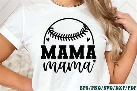 Mama Baseball Svg Graphic By Designer302 · Creative Fabrica