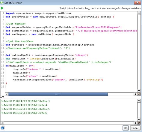 testing groovy assertion script is executed twice within soapui