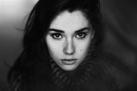 1089970 Face White Black Women Monochrome Model Portrait