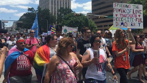 A Mix Of Pride And Anger At Lgbt Rights Marches Across Us