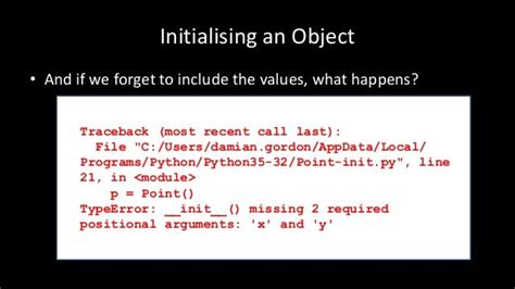 creating objects in python