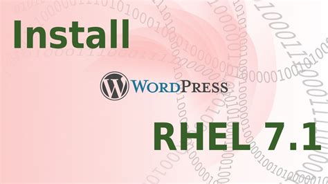 red hat enterprise linux 7 1 configure wordpress site