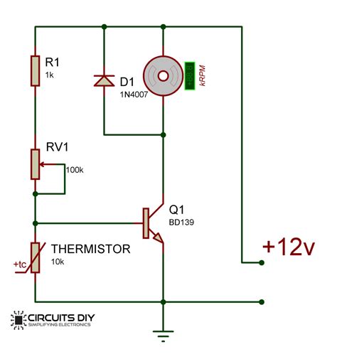 temperature controlled dc fan electronics projects