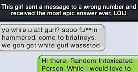 This Girl Sent A Message To The Wrong Number And Received The Most Epic
