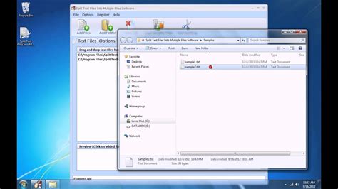 how to use split text files into multiple files software youtube