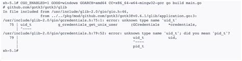 [bug] gotk3 cross compiling from fedora fails · issue 876 · gotk3