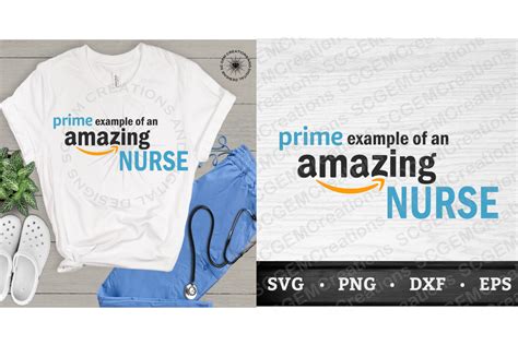 Prime Example Of An Amazing Nurse Svg Graphic By Sc Gem Creations