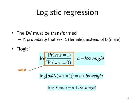 ppt lecture 14 logistic regression powerpoint presentation free