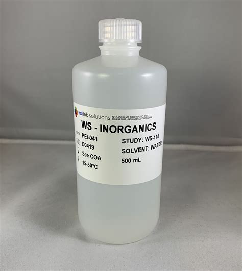 Ws Inorganics Pei 041 Nsi Lab Solutions