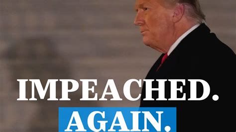Impeachment President Trump Capitol Riot Inauguration Onpolitics