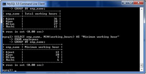 mysql group by clause javatpoint