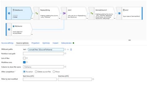 get fixed width file row as single column in azure data factory