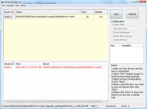 usb burning tool error 0x10105004 herbilla