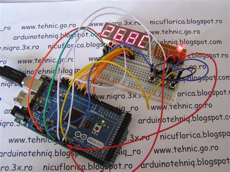 arduino tehniq arduino thermostat with 2 thresholds on 4