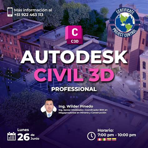 curso autodesk civil 3d consejo departamental del callao