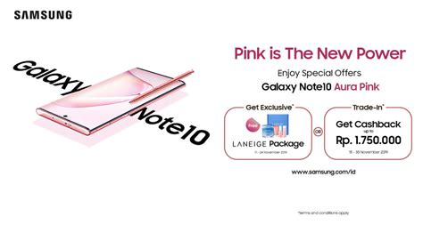 Samsung Hadirkan Galaxy Note10 Aura Pink Di Indonesia Yangcanggih Com