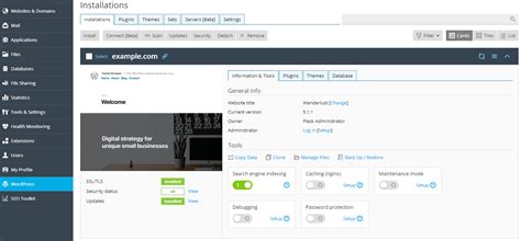 wordpress toolkit plesk onyx documentation