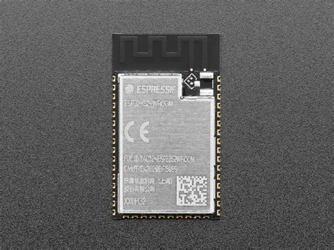 esp32 s2 wroom module with pcb antenna — 4 mb flash and no psram — 4mb