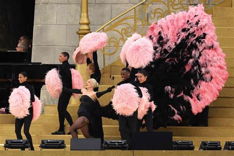 Lady Gaga Performs Mon Truc En Plumes At 2024 Summer Olympics Opening