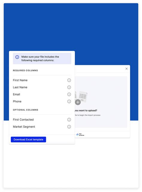oneschema csv importer the embeddable csv importer for developers